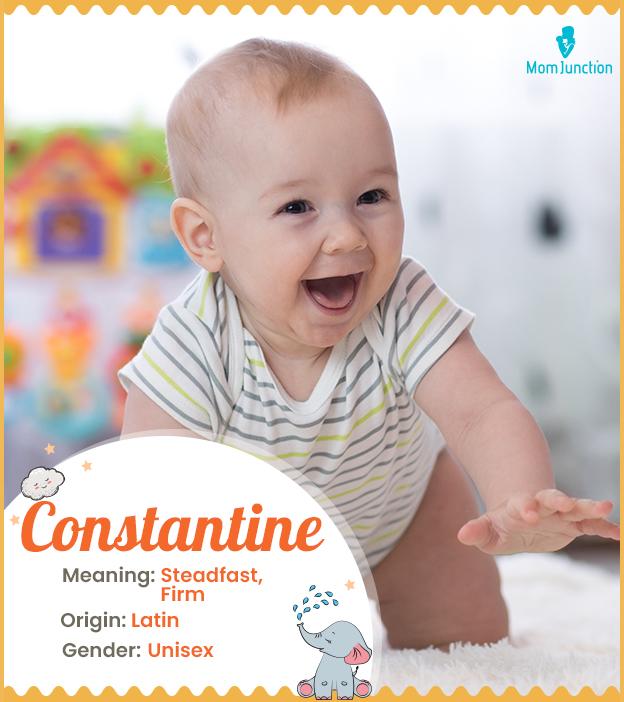 Constantine Name Meaning, Origin, History, And Popularity