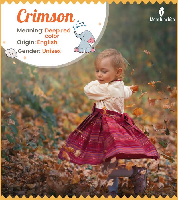 Crimson: Meaning, Origin, Popularity