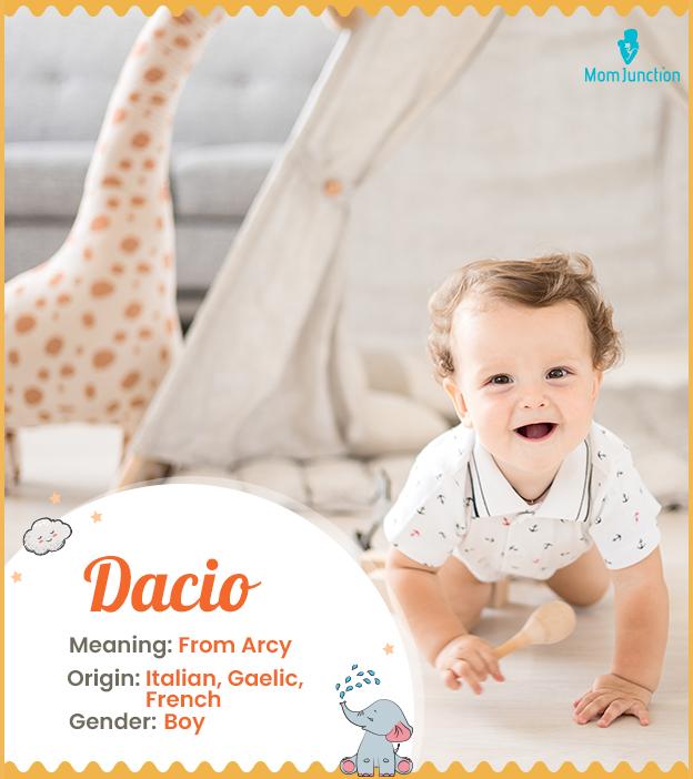 Dacio Name Meaning, Origin, History, And Popularity
