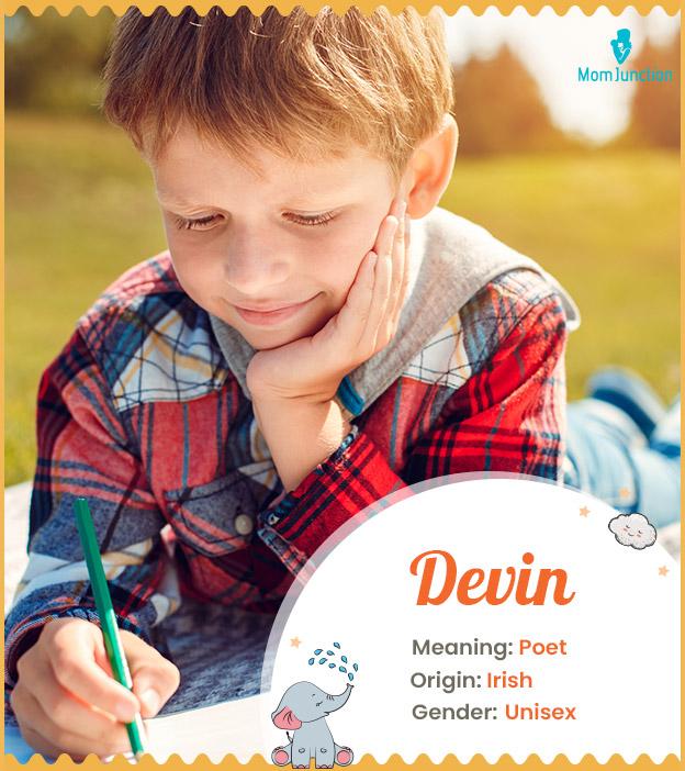 Devin Name Meaning, Origin, History, And Popularity