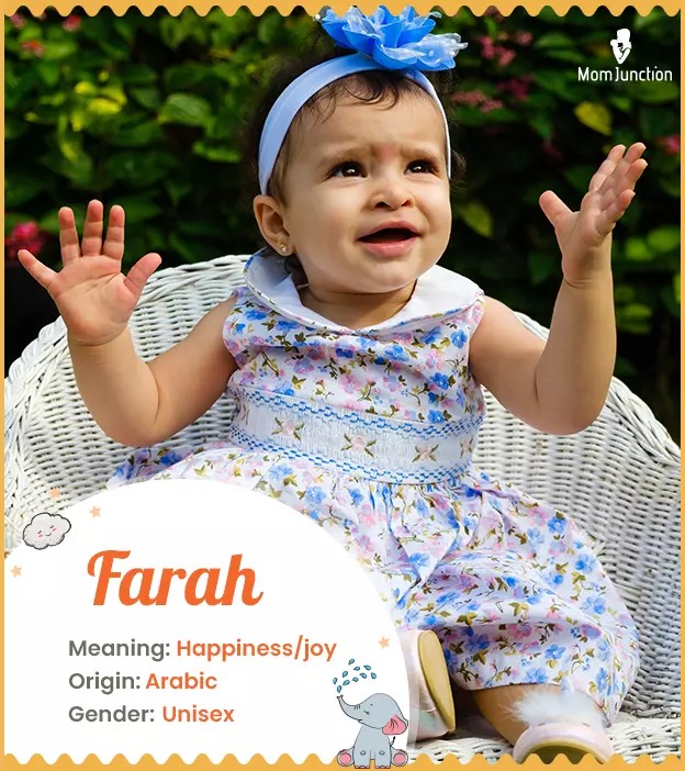 Farah Meaning, Origin, History, And Popularity