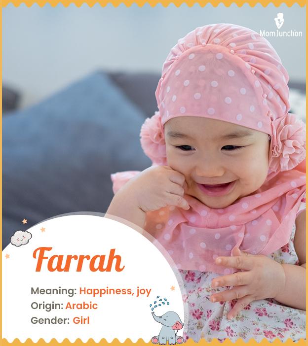 Farrah Name, Meaning, Origin, History, And Popularity