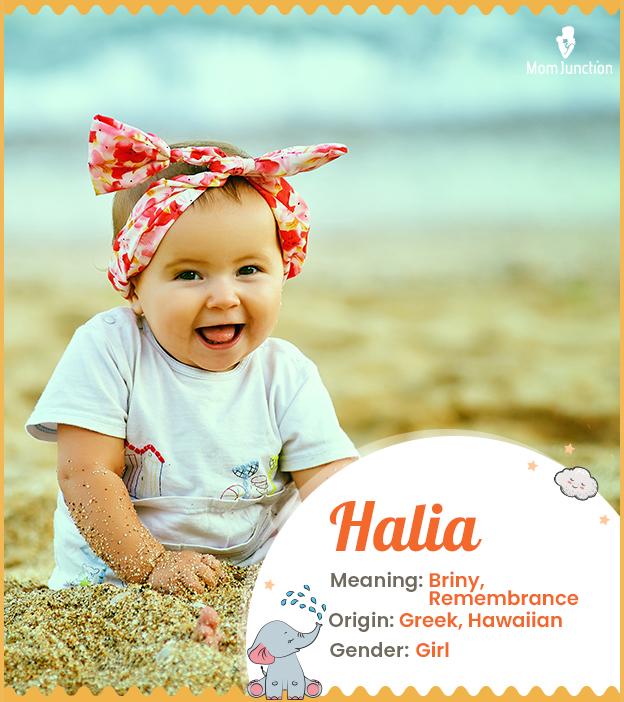 Halia Meaning, Origin, History, And Popularity