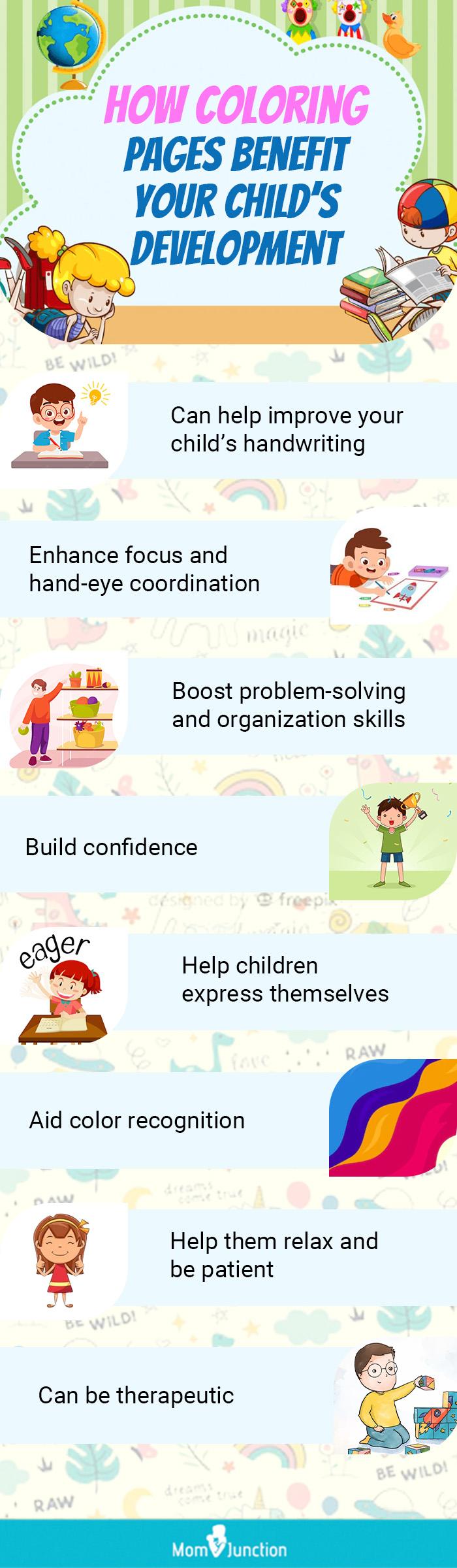 13 Amazing Advantages Of Coloring Pages For Your Child's Development