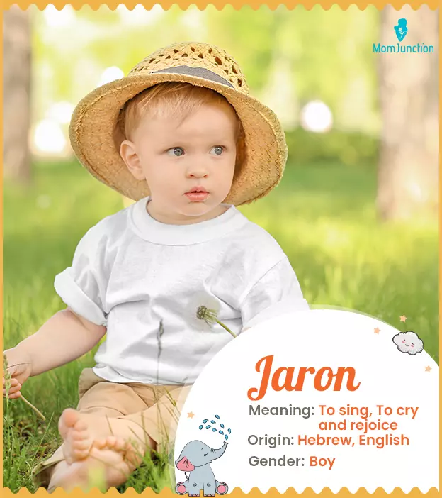 Jaron Name Meaning, Origin, History, And Popularity