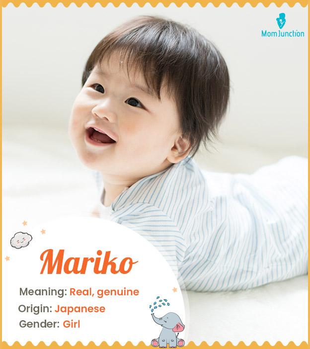 Mariko Name Meaning, Origin, History, And Popularity