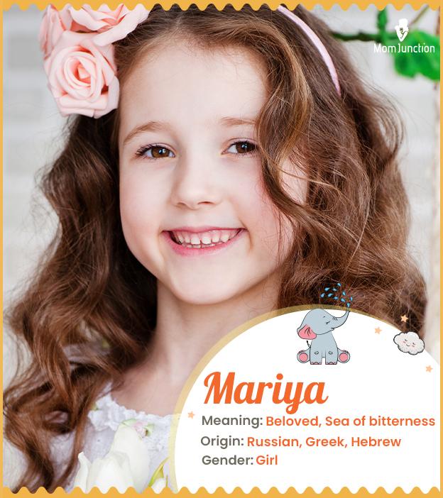 Mariya Name, Meaning, Origin, History, And Popularity