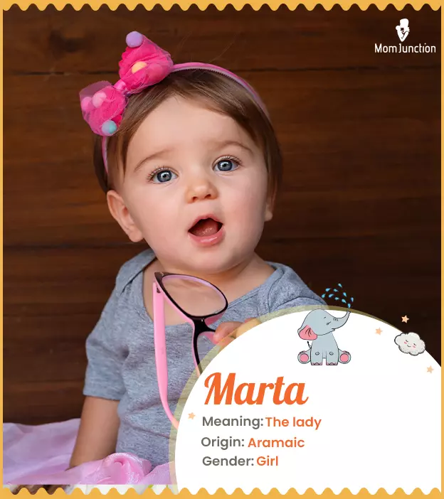 Marta Name, Meaning, Origin, History, And Popularity