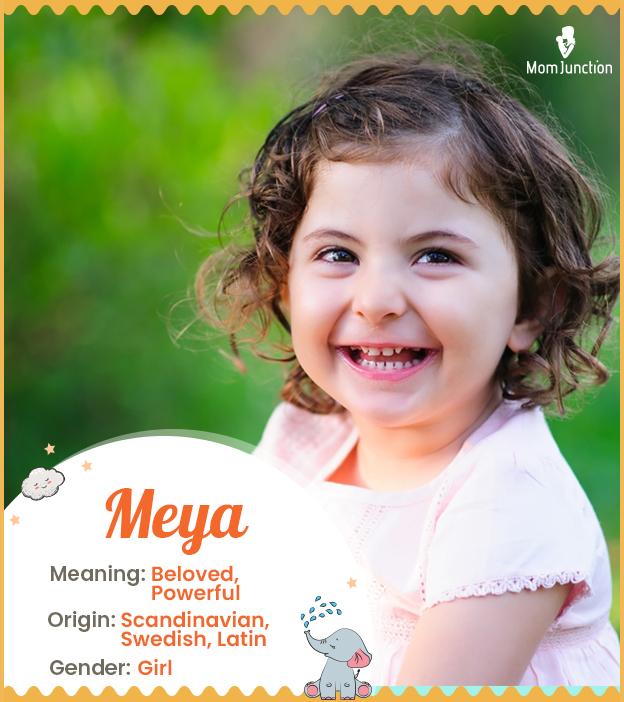 Meya Name Meaning, Origin, History, And Popularity