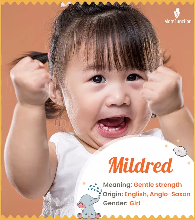 Mildred Name Meaning, Origin, History, And Popularity