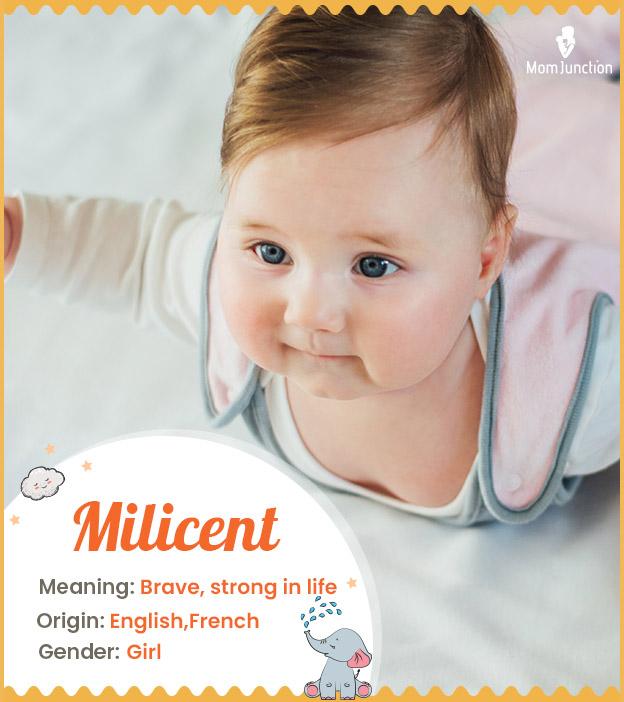 Milicent Name Meaning, Origin, History, And Popularity