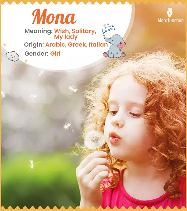 Mona Name Meaning, Origin, History, And Popularity