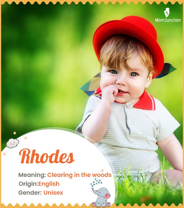 Rhodes Meaning, Origin, History, And Popularity