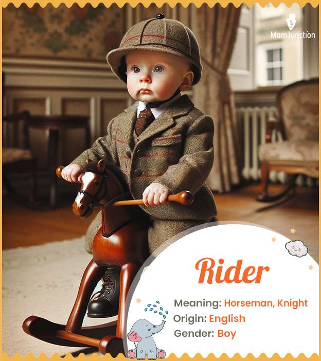 Explore Rider: Meaning, Origin & Popularity