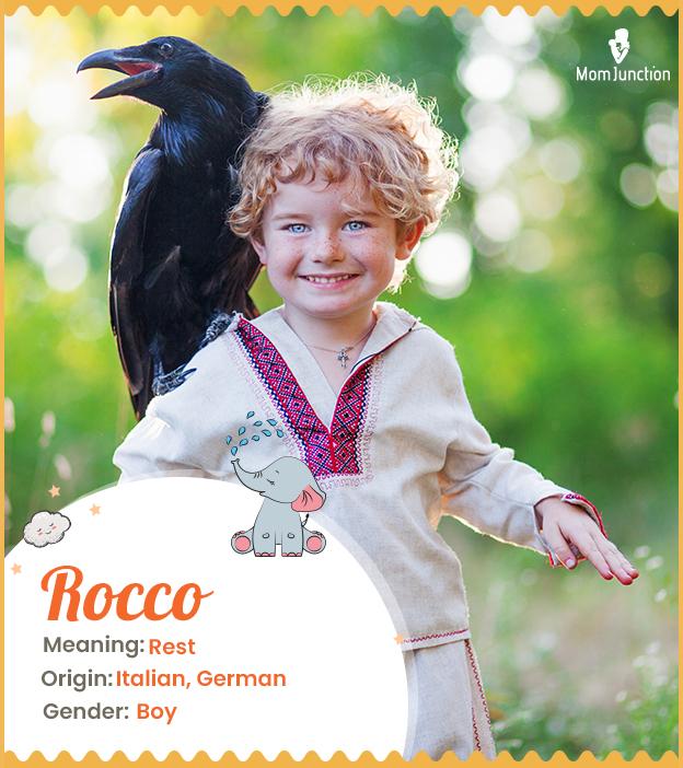 Rocco Name Meaning, Origin, History, And Popularity