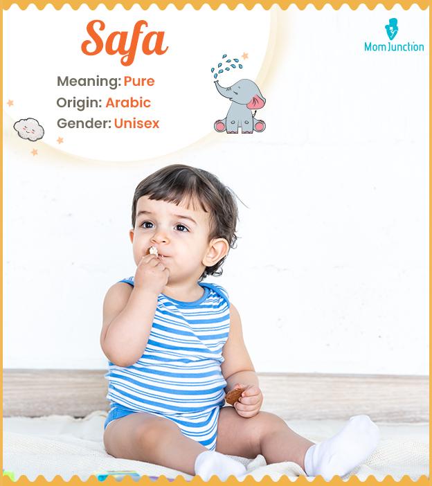 Safa Meaning, Origin, History, And Popularity