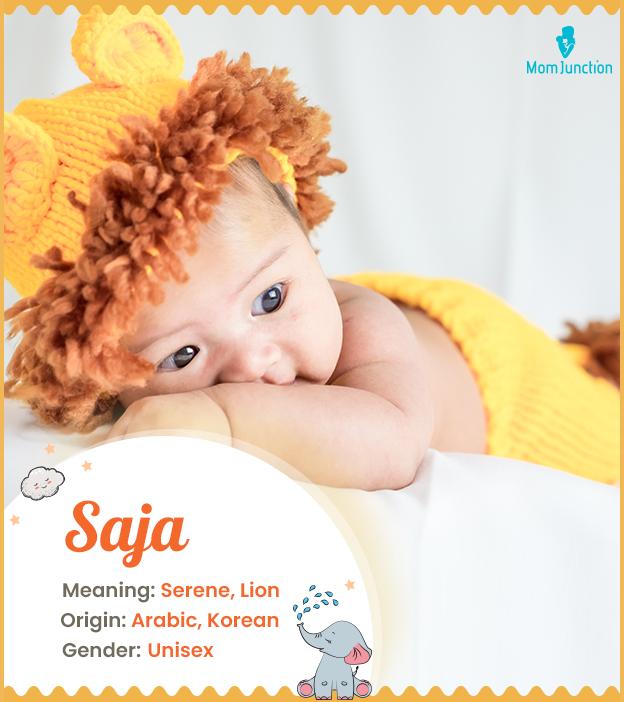 Saja Name Meaning, Origin, History, And Popularity