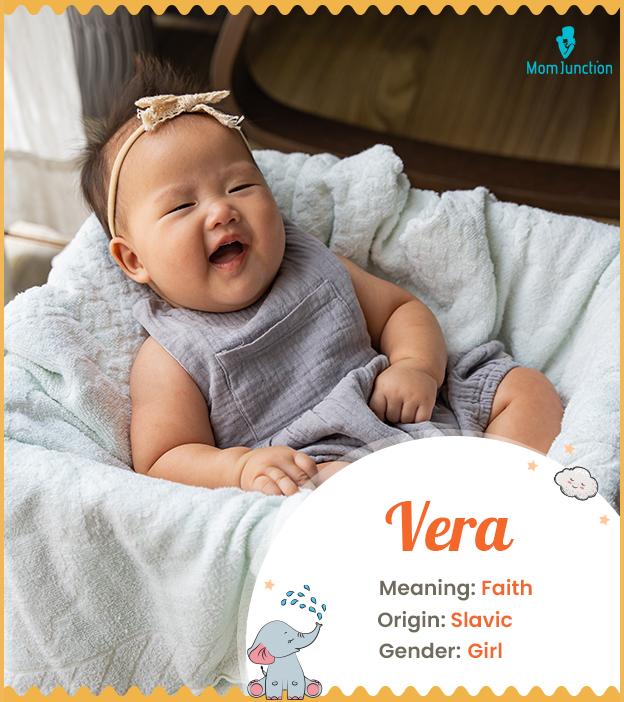 Vera Name Meaning, Origin, History, And Popularity