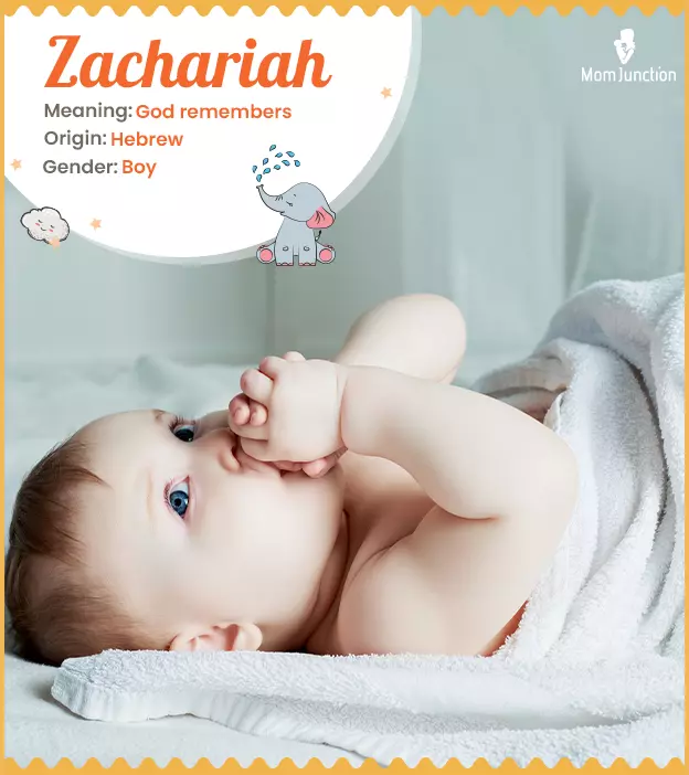 Zachariah Name Meaning, Origin, History, and Popularity