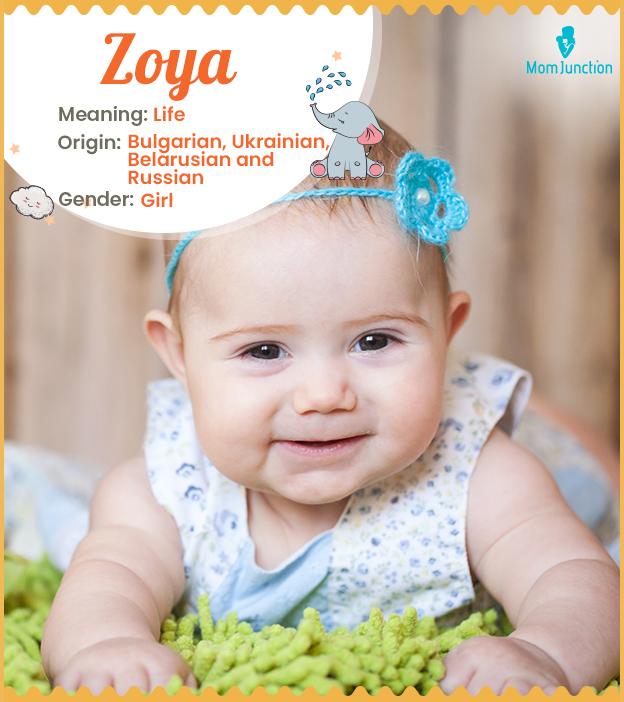 Zoya Name Meaning Origin History And Popularity