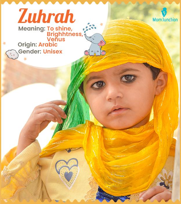 Explore Zuhrah: Meaning, Origin & Popularity | MomJunction