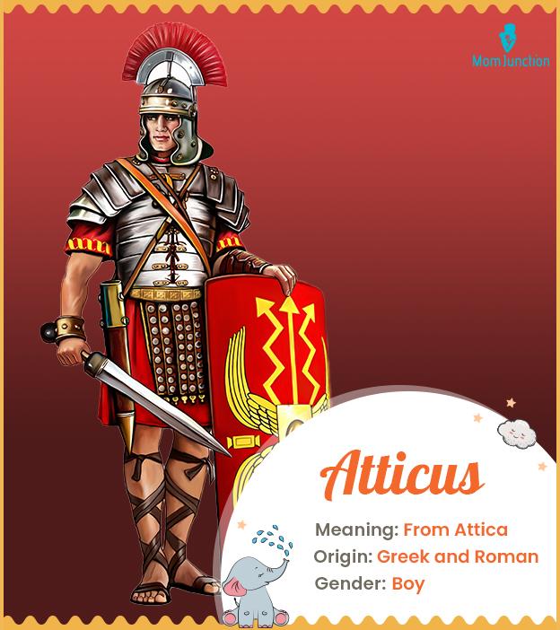 Atticus Name Meaning, Origin, History, And Popularity