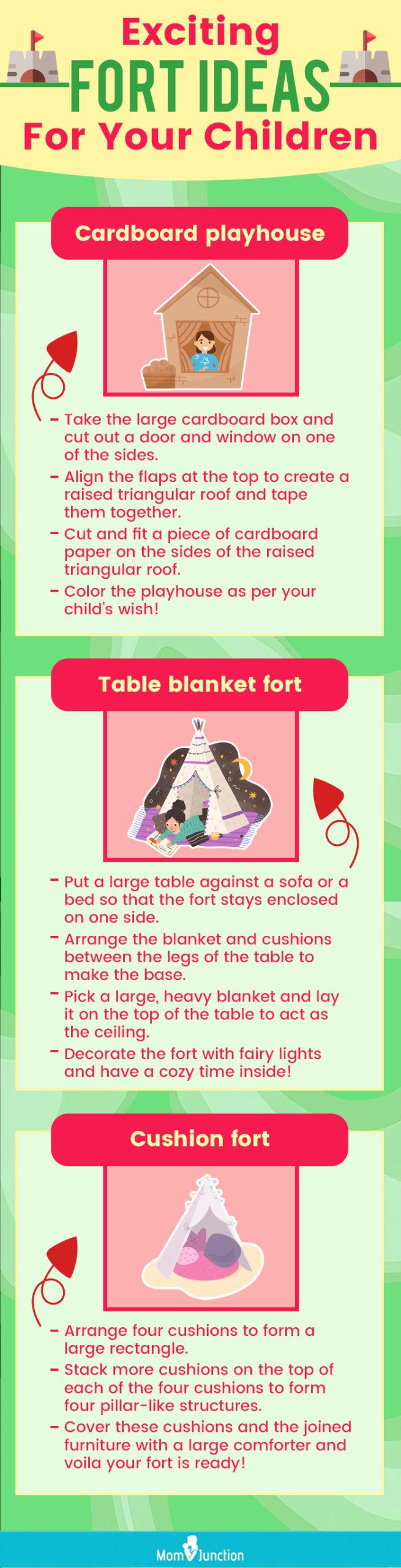 15 Best DIY Indoor And Outdoor Fort Ideas For Kids