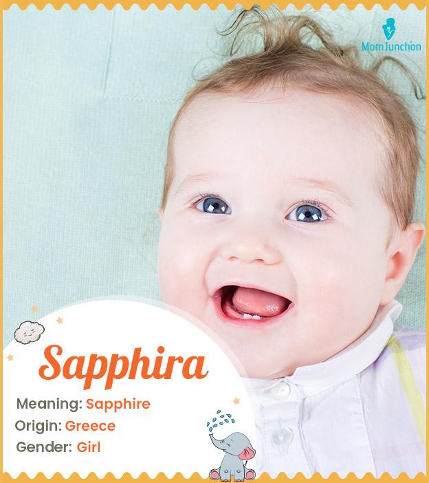 Sapphira Name, Meaning, Origin, History, And Popularity | MomJunction