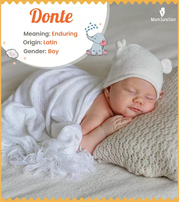 donte: Name Meaning, Origin, History, And Popularity | MomJunction