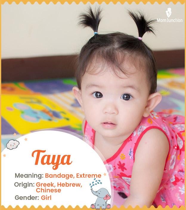 Taya Name, Meaning, Origin, History, And Popularity | MomJunction