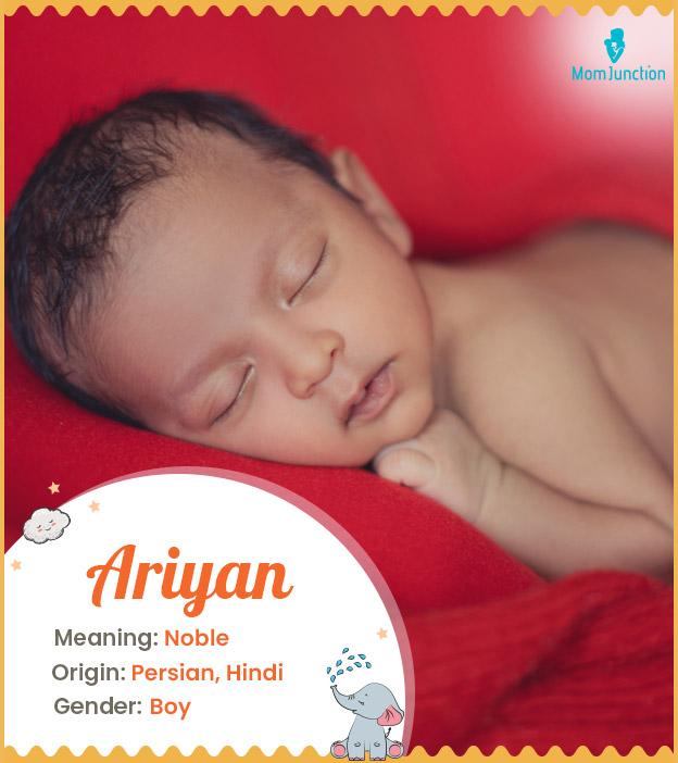 Ariyan Name, Meaning, Origin, History And Popularity | MomJunction