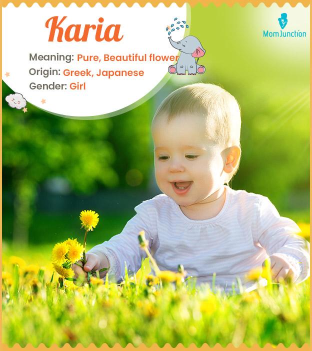 Karia Meaning, Origin, History, And Popularity