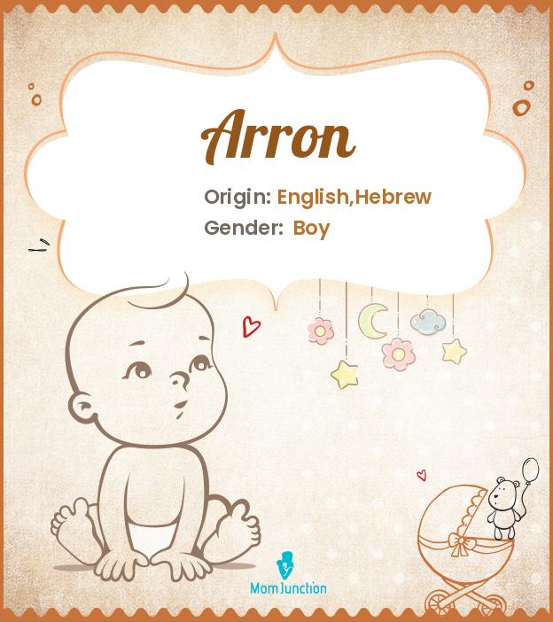 Arron Name Meaning, Origin, History, And Popularity