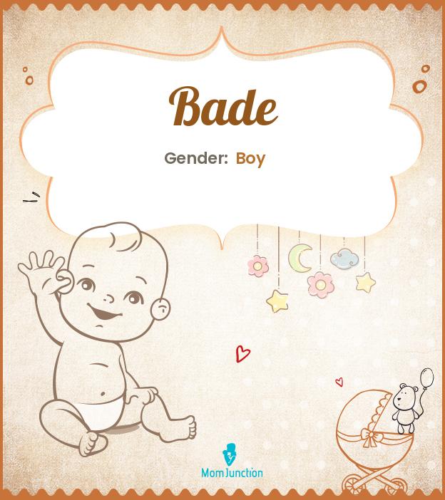 Origin, Meaning & Other Facts About Baby Name Bade