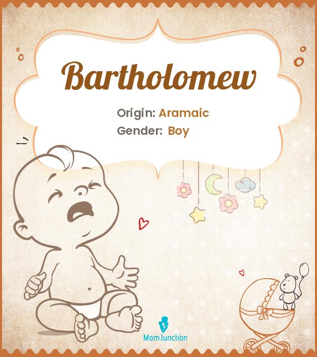 Bartholomew Name Meaning, Origin, History, And Popularity