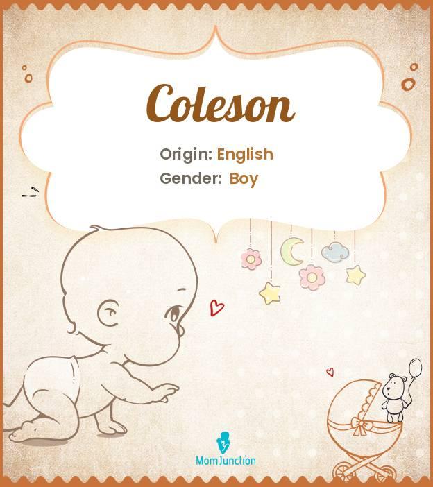 Coleson: Meaning, Origin, Popularity