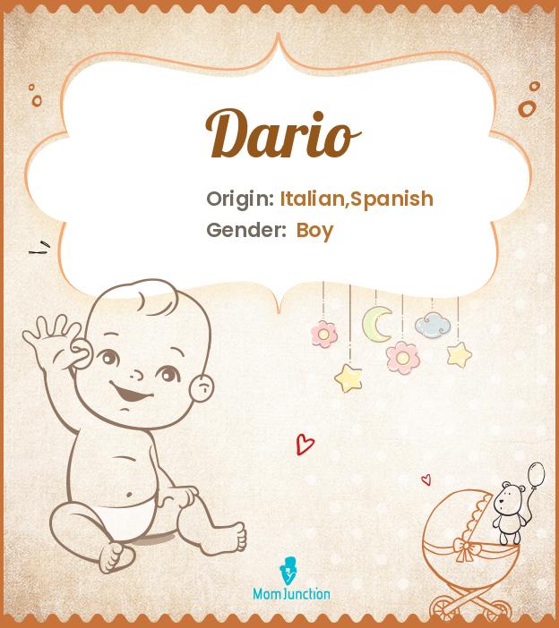 Dario Name Meaning, Origin, History, And Popularity