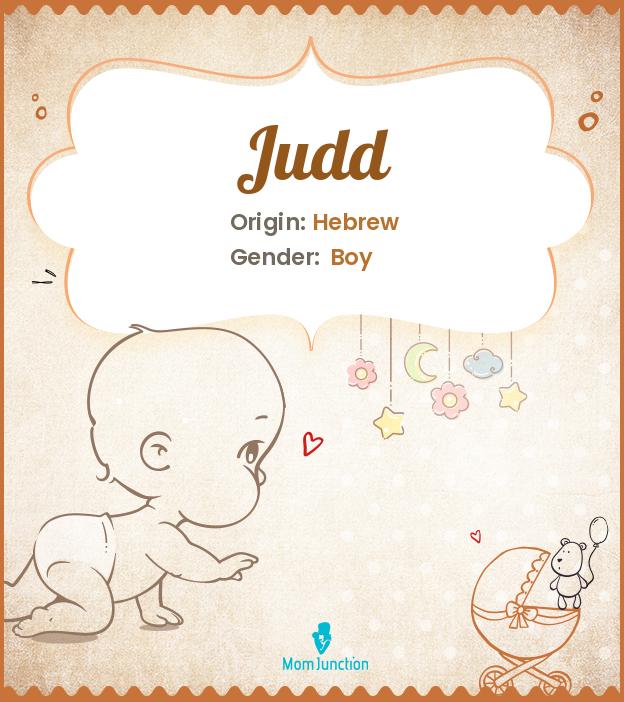 Explore Judd: Meaning, Origin & Popularity
