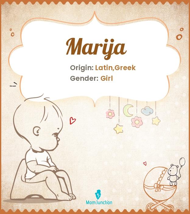Explore Marija: Meaning, Origin & Popularity