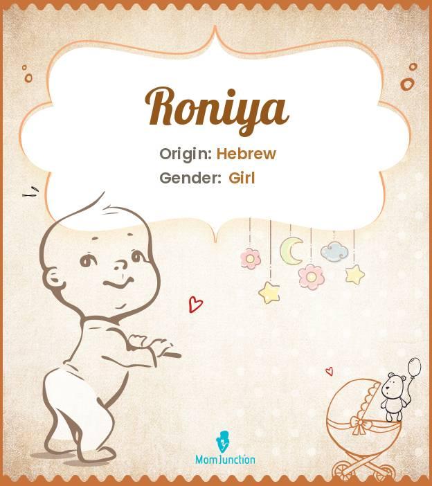 Roniya Name Meaning, Origin, History, And Popularity | MomJunction