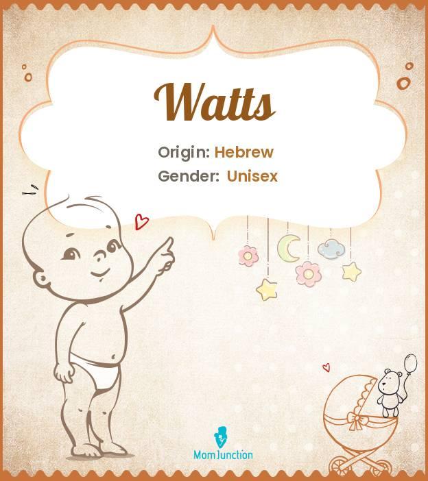 Explore Watts: Meaning, Origin & Popularity | MomJunction