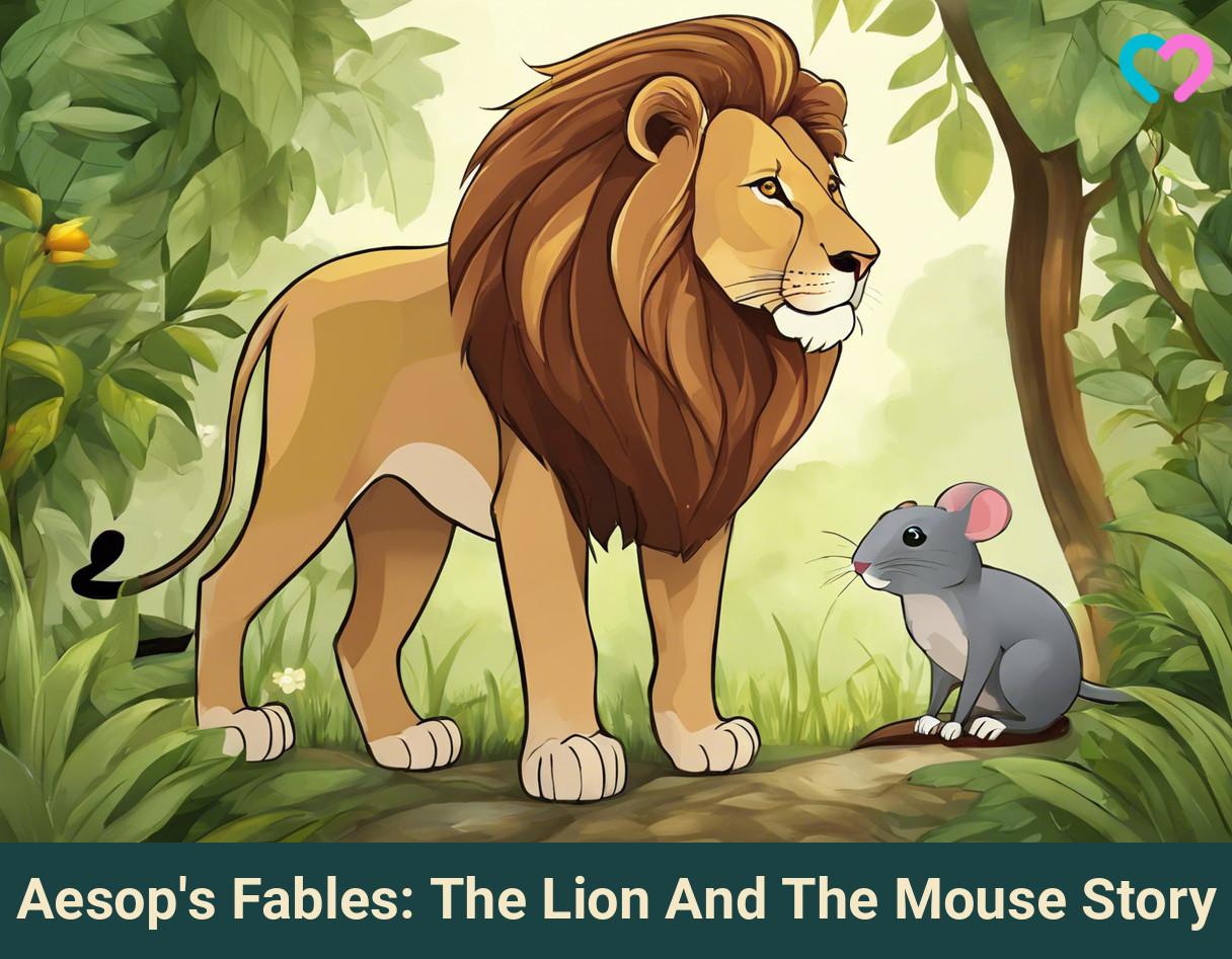 Aesop's Fables: The Lion And The Mouse Story | MomJunction