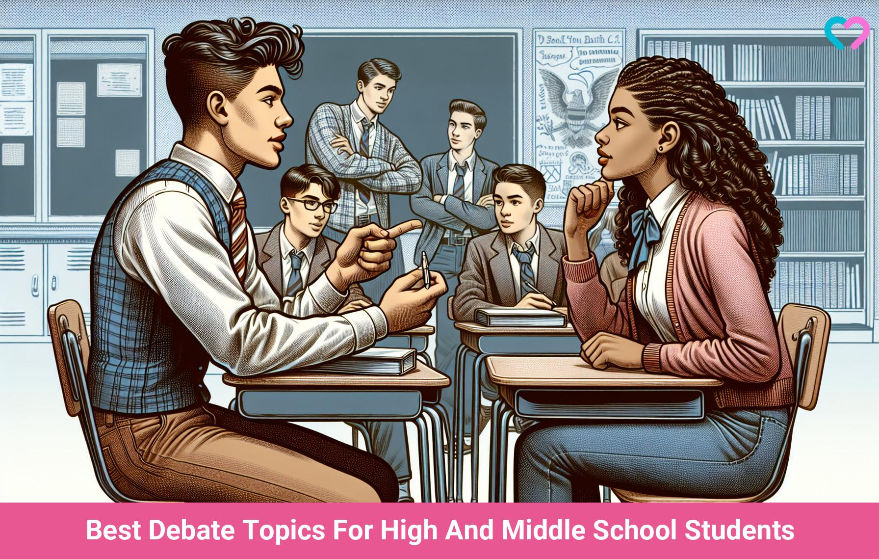 200+ Best Debate Topics For High And Middle School Students | MomJunction