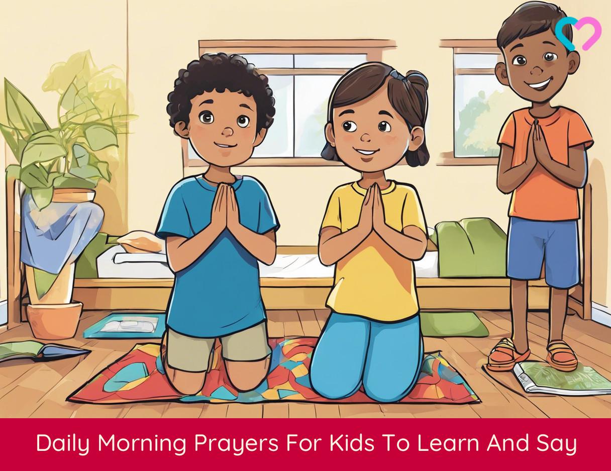 15 Daily Morning Prayers For Kids To Learn And Say | MomJunction