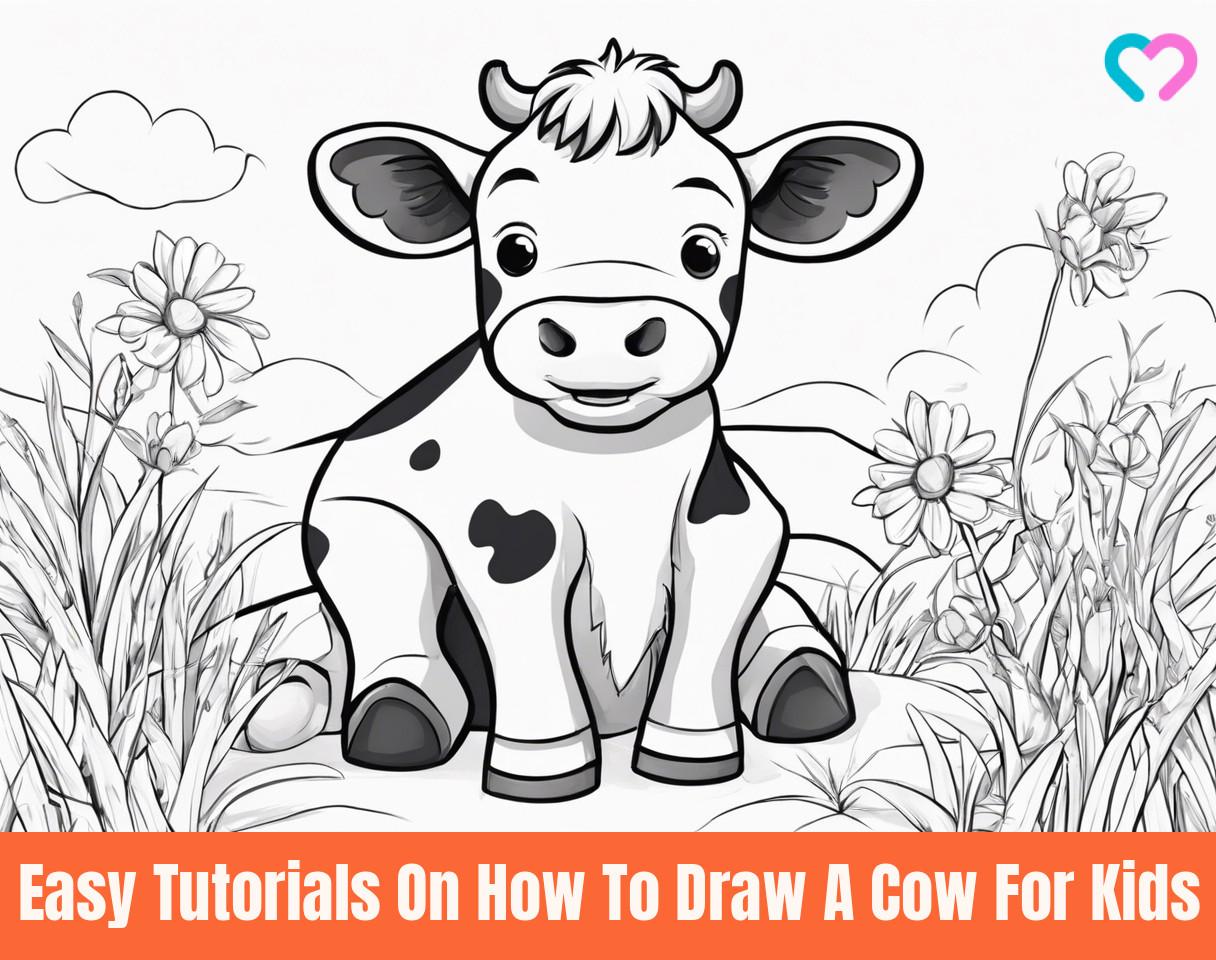 How To Draw A Cow Easy Step By Step