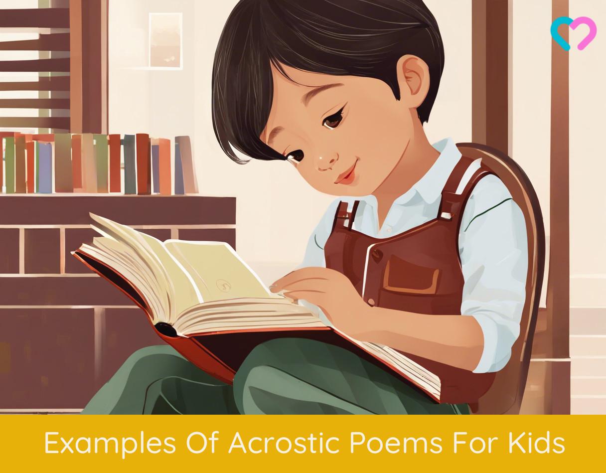 10 Examples Of Acrostic Poems For Kids | MomJunction