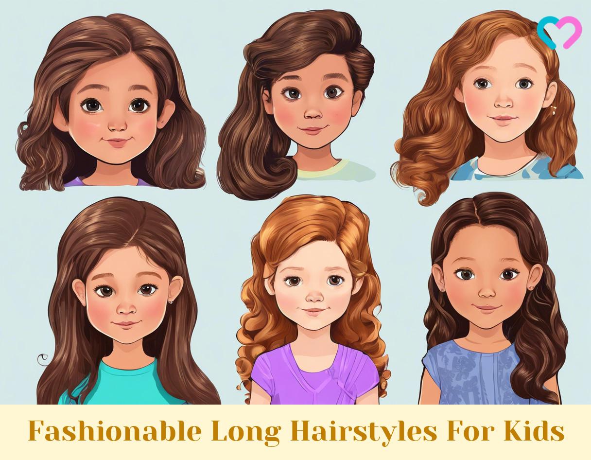 10 Fashionable Long Hairstyles For Kids
