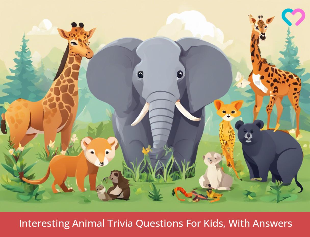 150+ Interesting Animal Trivia Questions For Kids, With Answers ...