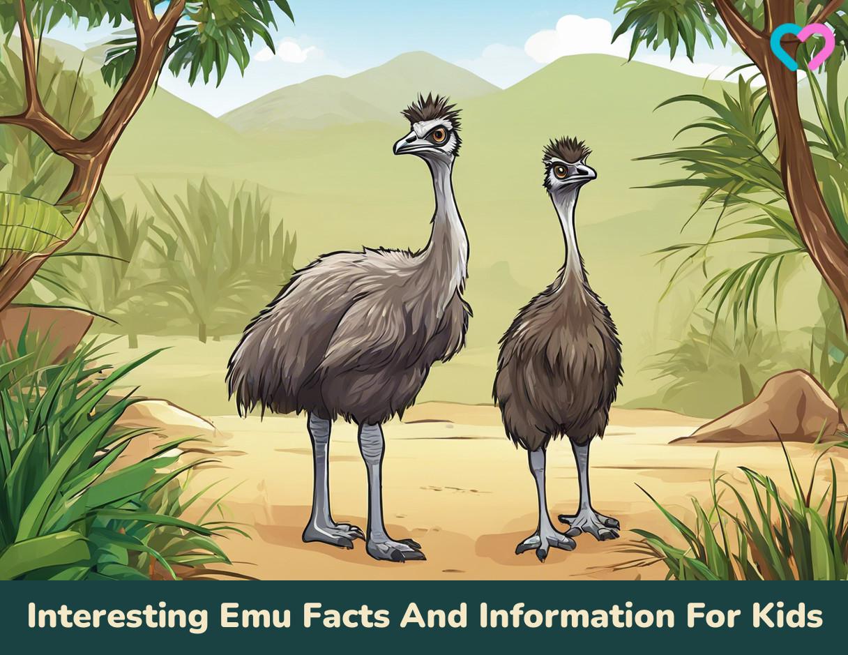 Interesting Emu Facts And Information For Kids | MomJunction