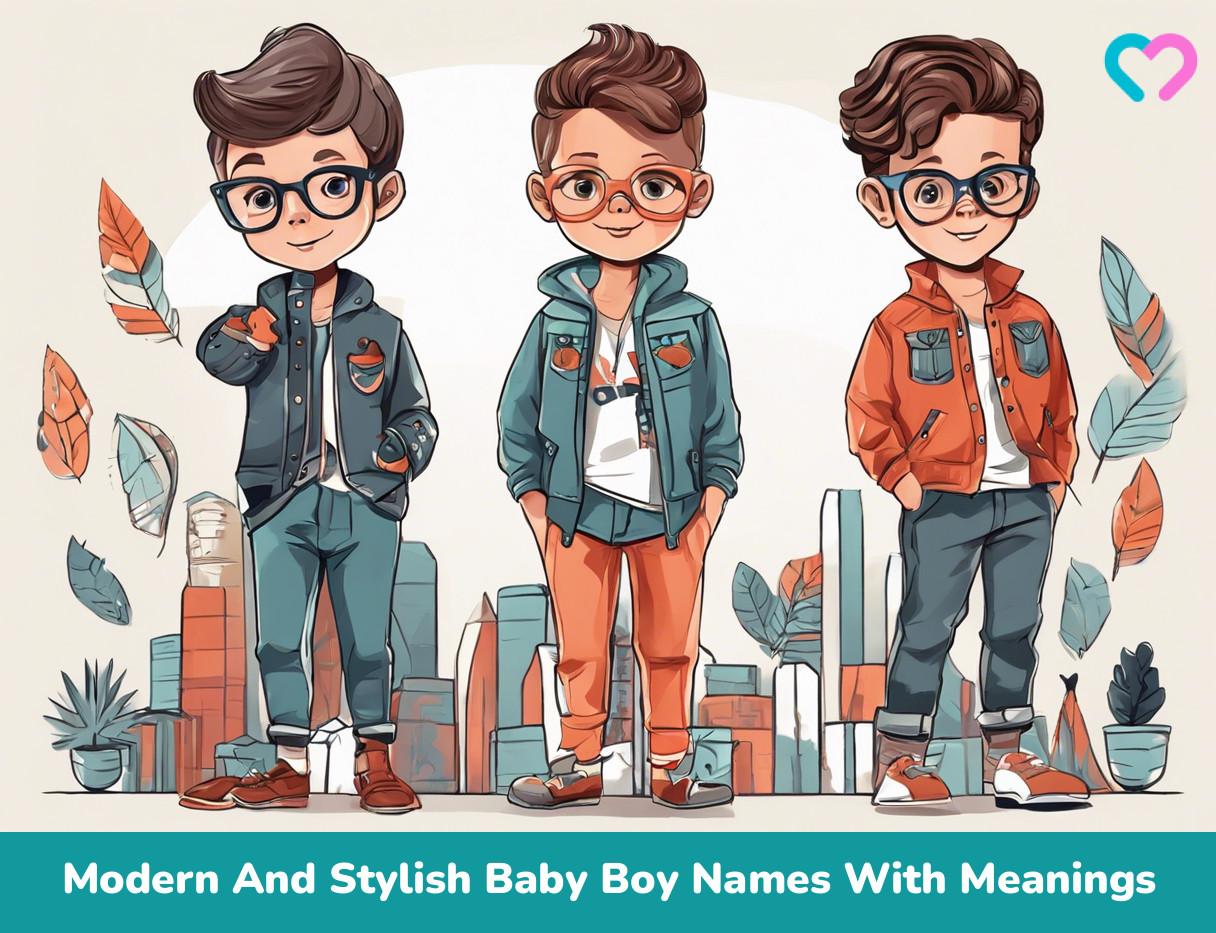 100 Modern And Stylish Baby Boy Names With Meanings | MomJunction
